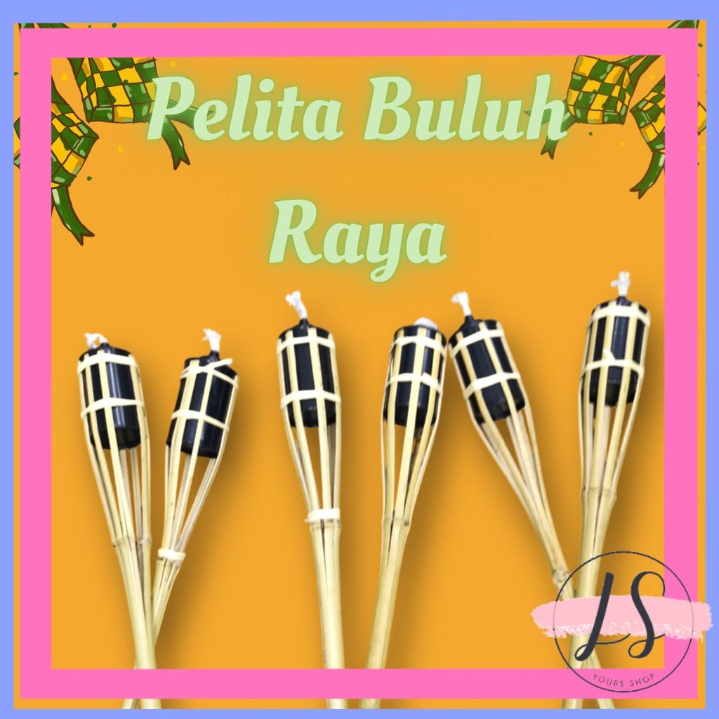 90cm Bamboo Kerosene Lamp/Pelita Buluh Raya 2025 Pelita Buluh Minyak ...
