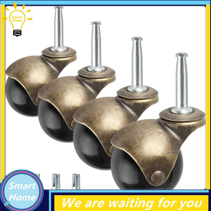 [Hmou] 4pack 2 Inch Ball Casters Stem Caster Ball Castors Wheel for ...