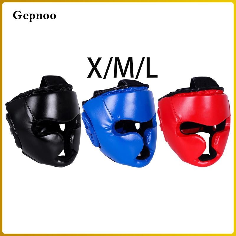 Gepnoo Boxing Headgear Head Gear Grappling Lightweight Portable ...