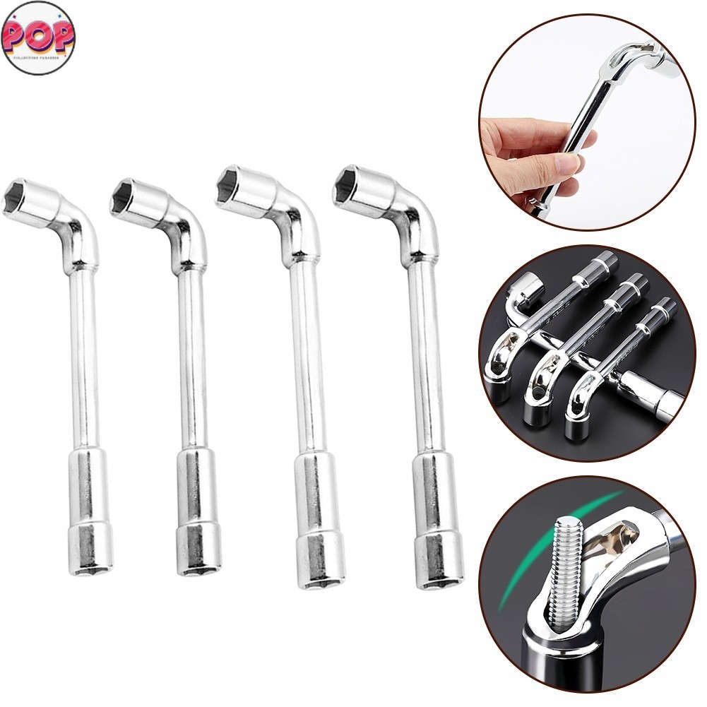 POP [weloves] L-shaped Pipe Socket Wrench Car Repair Tool Shaped ...