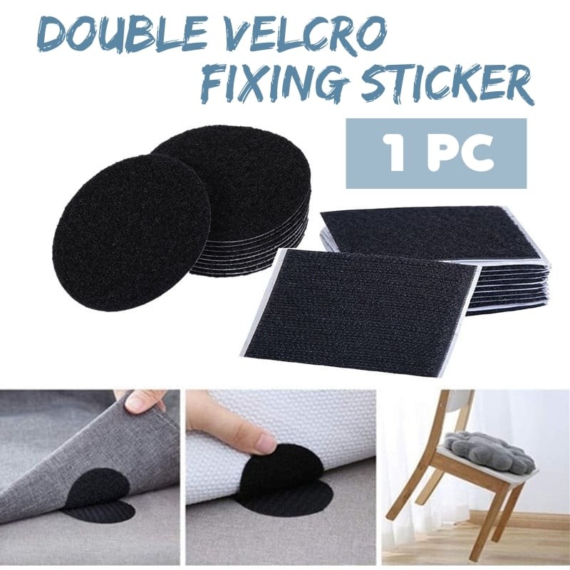 (1 PC)Bed Sheet Fixing Stickers Seamless Double Sided Adhesive Velcro ...