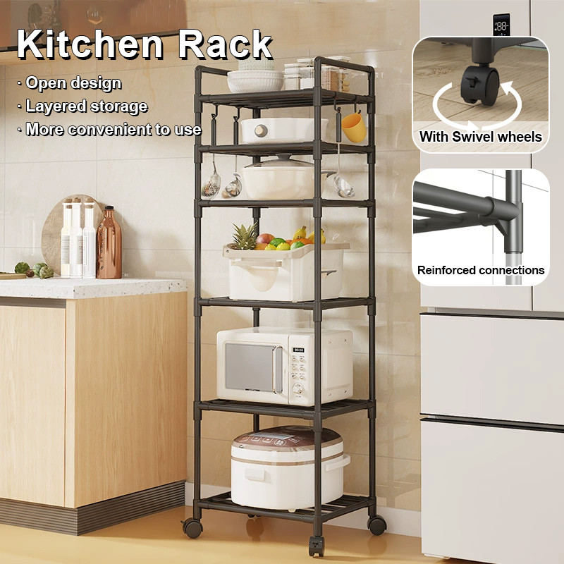 Rak Besi Bertingkat Rak Dapur Serbaguna Kitchen Rack Pot Rack Kitchen ...