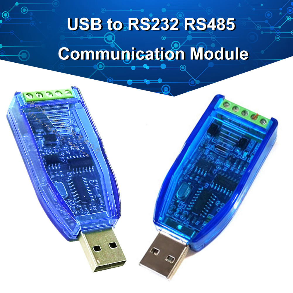 Industrial USB To RS485 Converter Adapter TXD RXD Indicators Upgrade ...