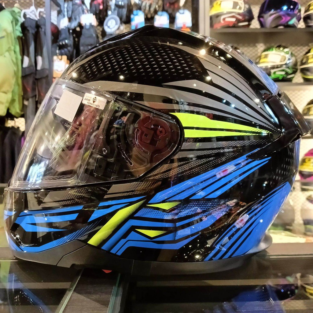 GRACSHAW GRANDIO SPEEDBEAST V2 Hand Free Kit/Photochromic Visor Full ...