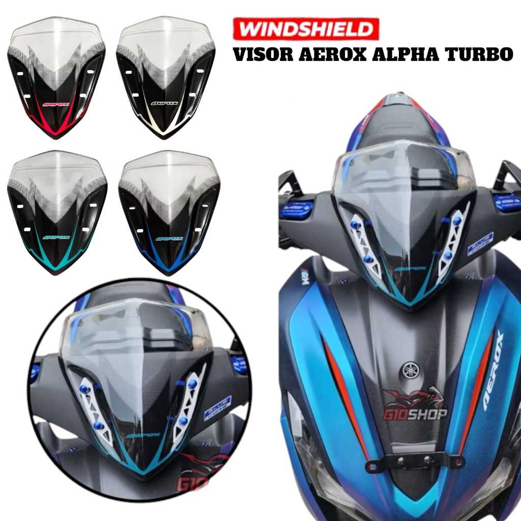 Aerox Windshield Visor | Aerox Alpha Turbo Windshield | New Aerox | Aerox Old | Aerox Alpha ...