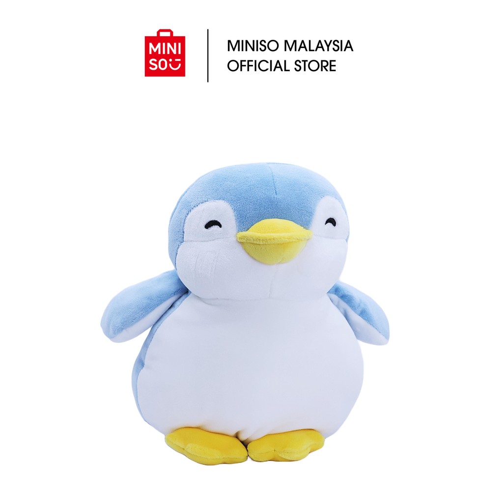 MINISO MINI FAMILY Penguin Patung Lembut | Plush Toy (Biru/Blue) 23cm ...