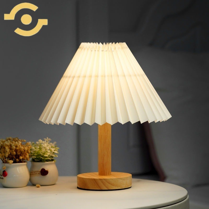 Modern IKEA LED warm light table lamp bedside lamp table lamp sleep ...