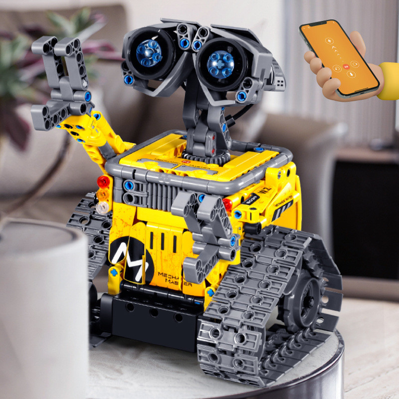 W&F STEM Toy Robotics Kit! 3-in-1 WALL·E Building Blocks 🤖 APP Control ...