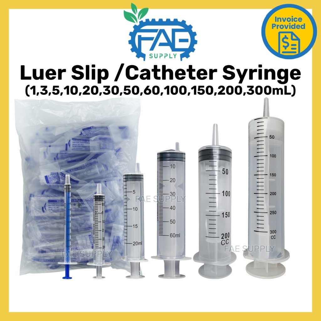Bundle Picagari Syringe 1/5/10/20/50/60/100/150/200/300/500 ml CC ...