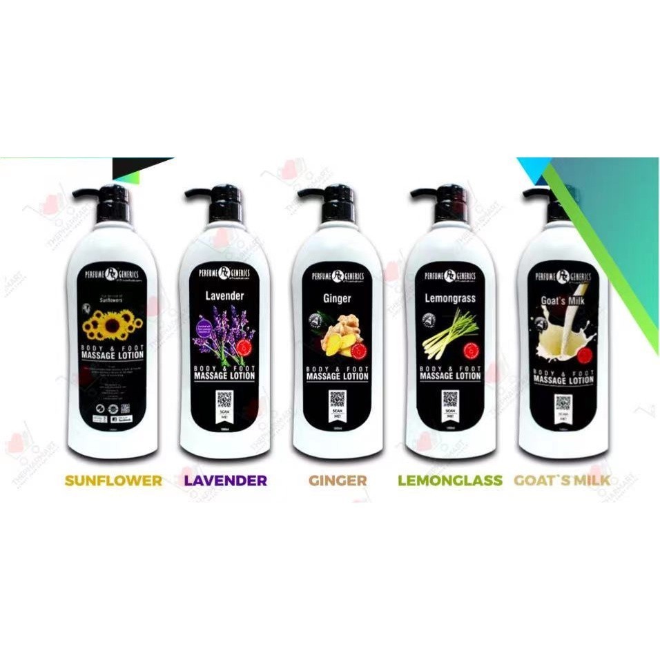 PERFUME GENERICS BODY & FOOT MASSAGE LOTION 1000ML (EXP:06/2026) | Shopee Malaysia