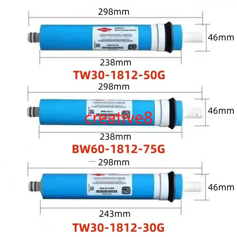 DOW Dupont Filmtec Reverse Osmosis Membrane RO Membrane Filter ...