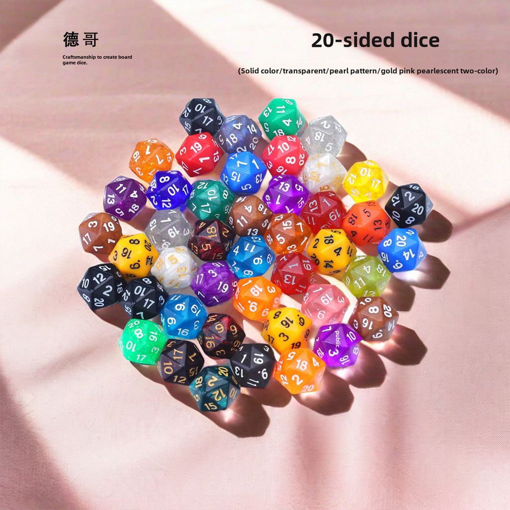 20 sided Dice - Dice 10 Side - Game Board - Monopoly - D&D | Shopee Malaysia