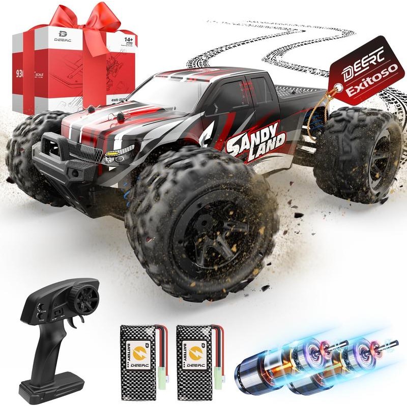 DEERC 9300 High Speed Remote Control Car,1:16 Scale 40 KM/H Fast RC ...