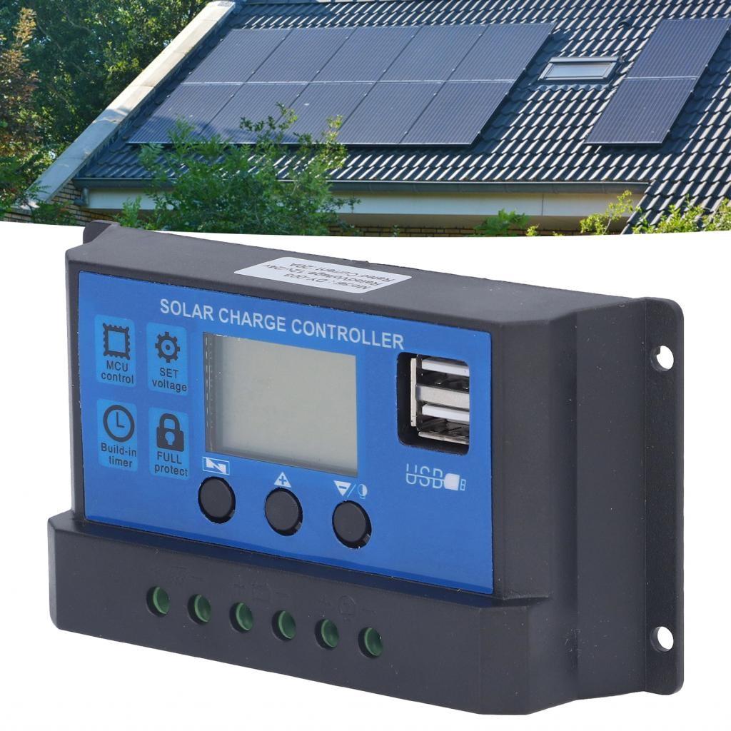 Solar Charge Controller Panel Battery Intelligent Regulator Automatic ...