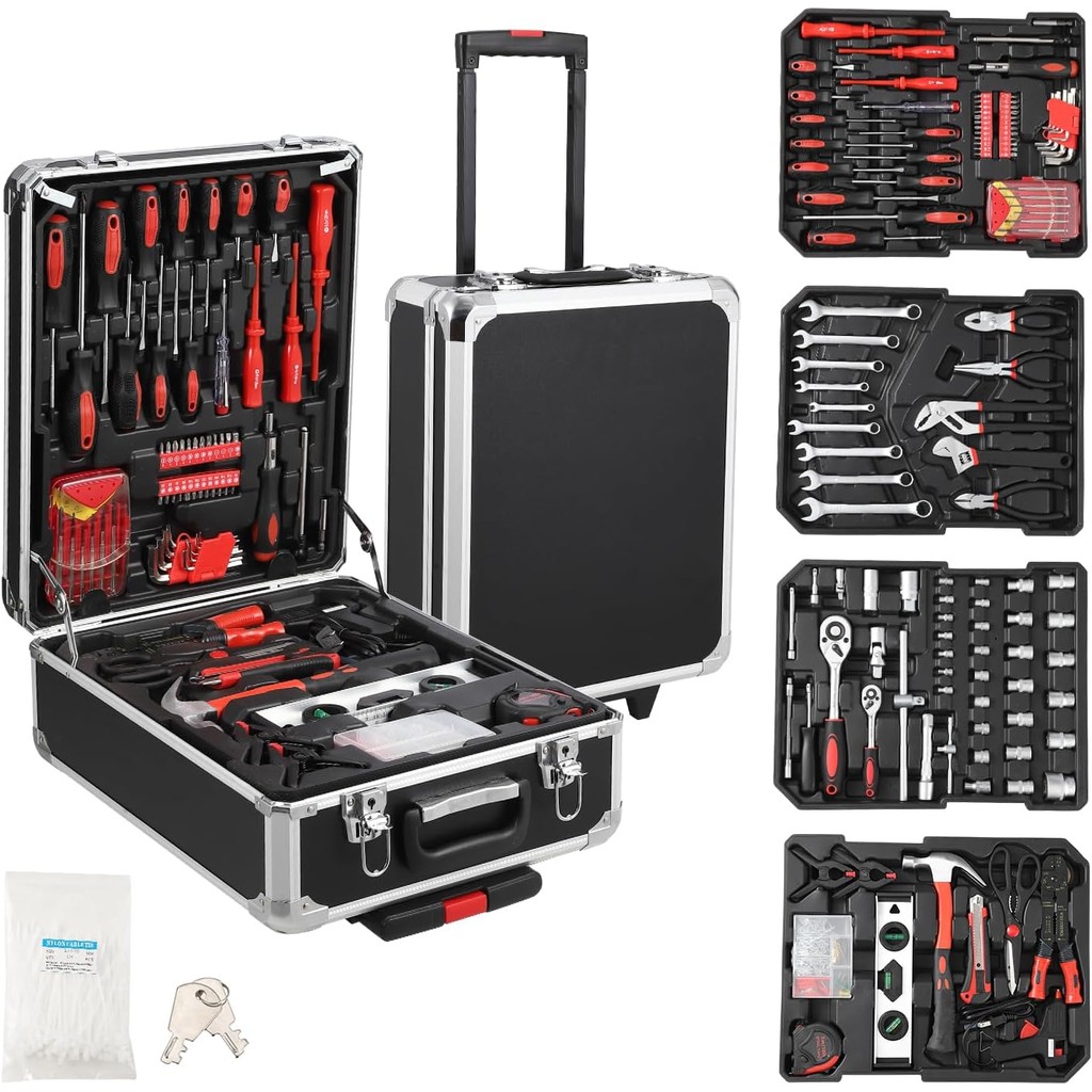 Kit Set Alat Rumah, Kit Alat Pembaikan Auto Profesional 800 keping ...