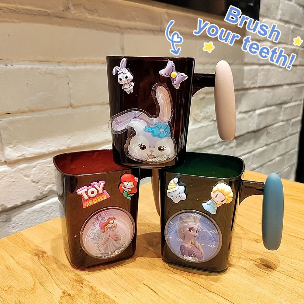 Sanrio Mouthwash Cup Quicksand ins Wash Household Cute Tooth Cylinder ...