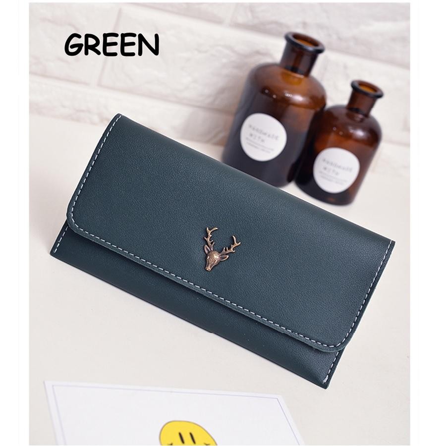 Deer PU Leather Purses / Wallet (5 Color Options) | Shopee Malaysia