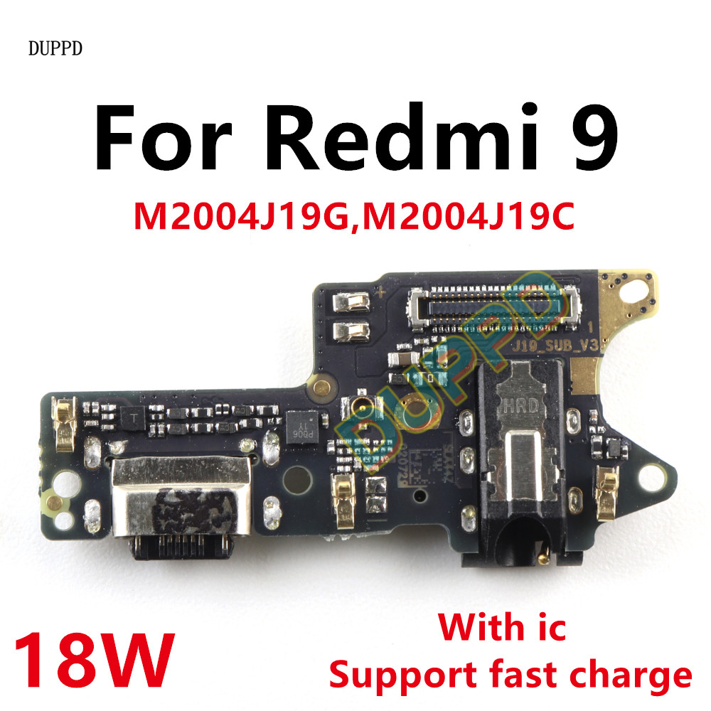 For Xiaomi Redmi 9 USB Charging Port Board Flex Cable Connector Plug ...