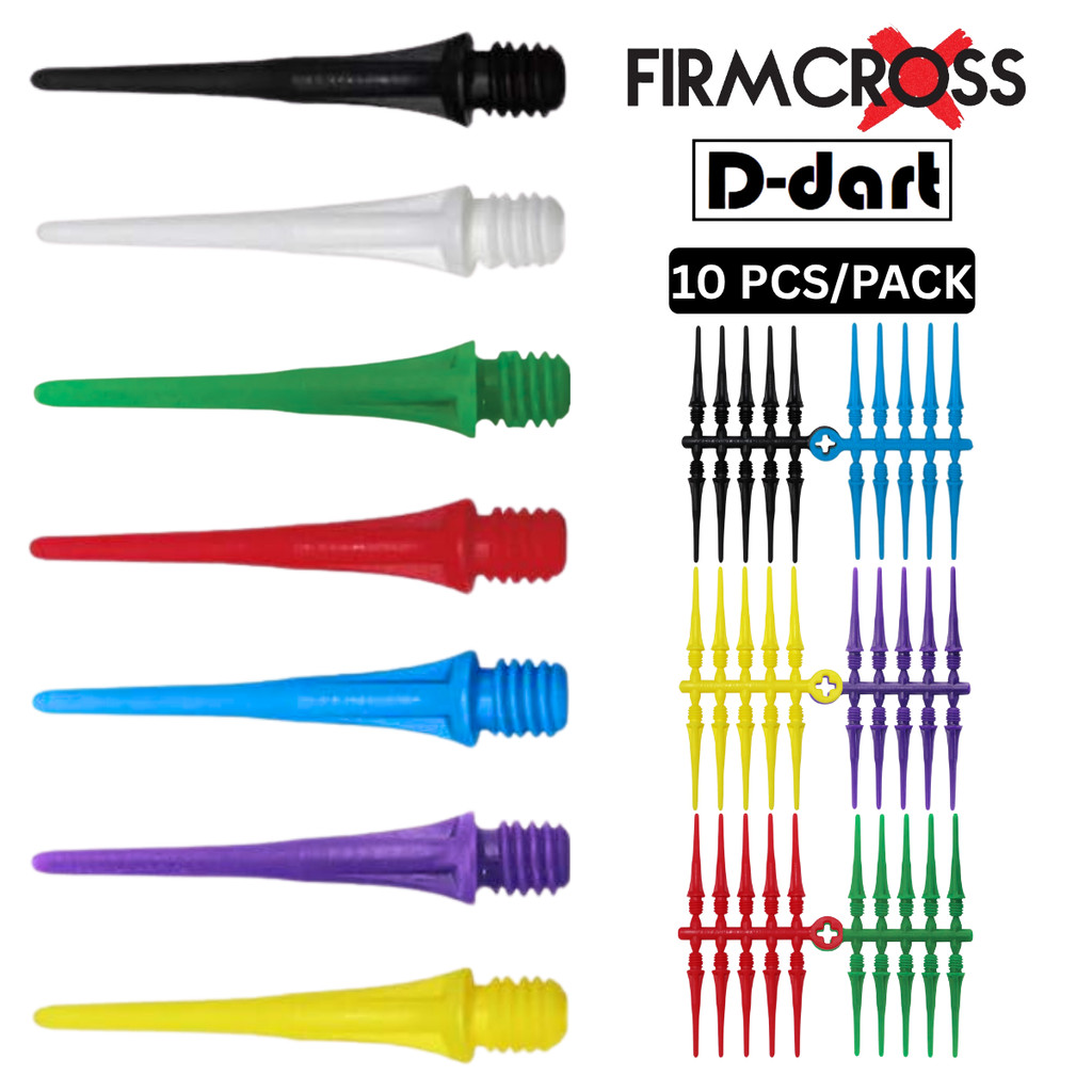 FIRMCROSS DART POINT - SOFT TIP POINTER DARTS REPLACEMENT TIP 10PCS ...