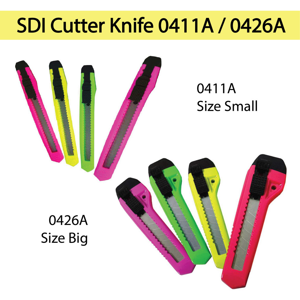 SDI Cutter Knife 0411A / 0426A | Shopee Malaysia