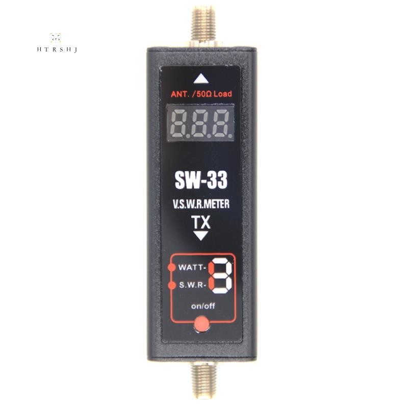 SW-33 Mini Power Tester SWR Meter VHF UHF 125-525Mhz SWR Meter forTwo ...