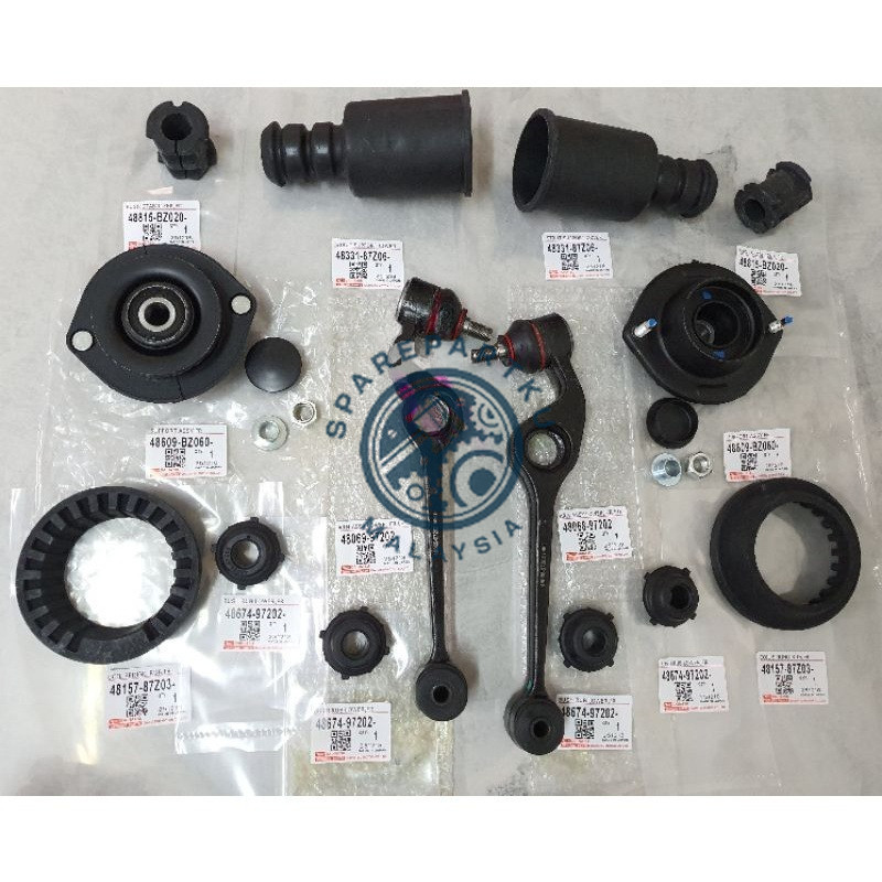 1 SET 14PC!! PERODUA KENARI/KELISA FRONT LOWER ARM/ABSORBER COVER ...