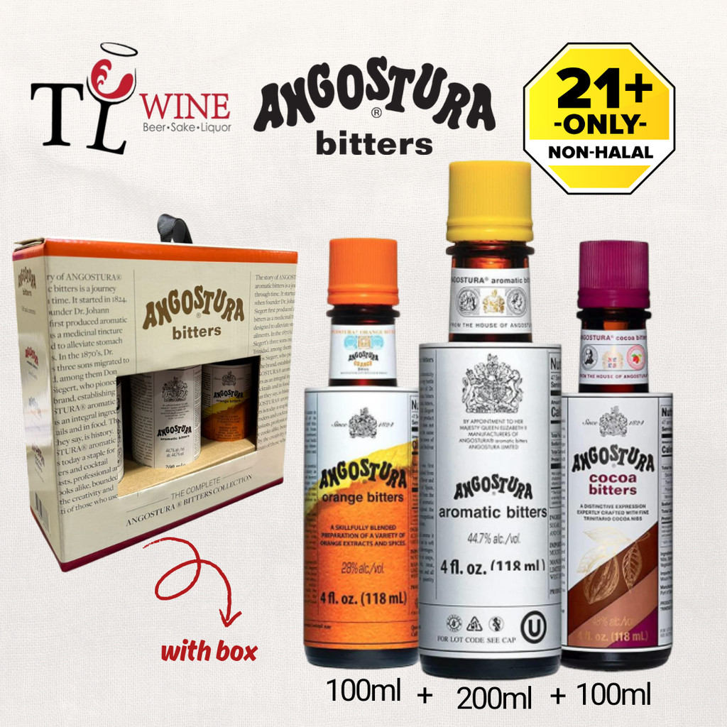 Angostura Bitters Trio Set bitter+orange+cocao 3in1 Alc:28-48% 100 ...