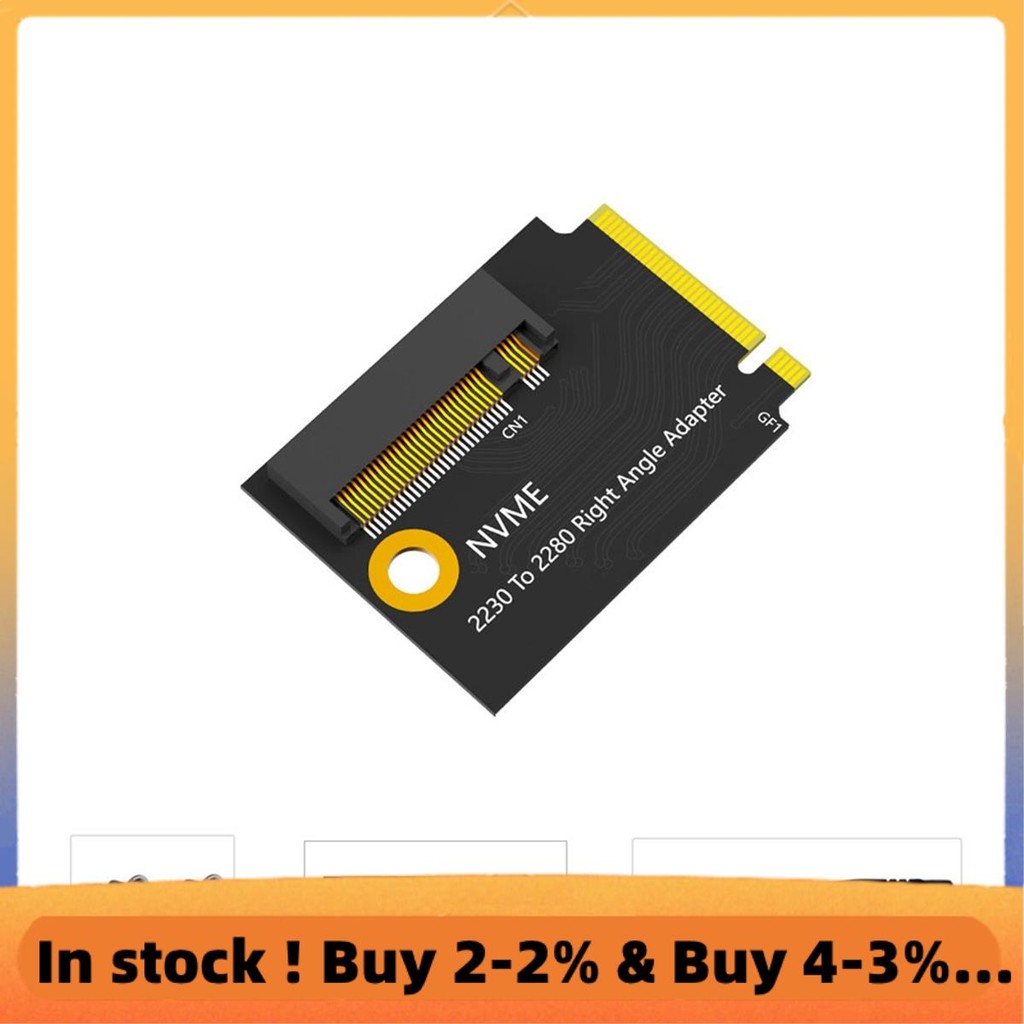 For Ally PCIe 4.0 M2 Riser Card 2230 to 2280 Right Angle M.2 NVME SSD ...