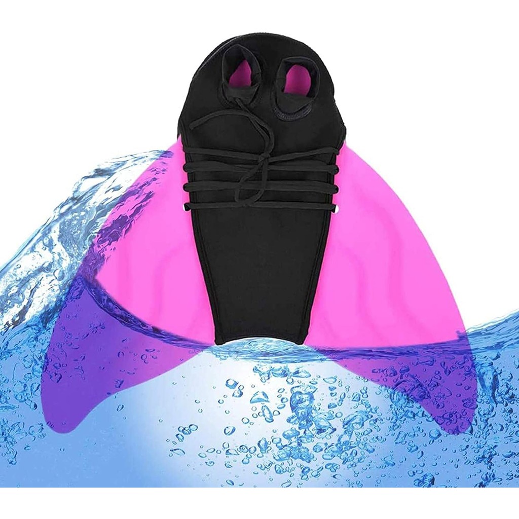 Swim Fins for Kids and Adult, Monolithic Mermaid Tail Fins One-Piece ...