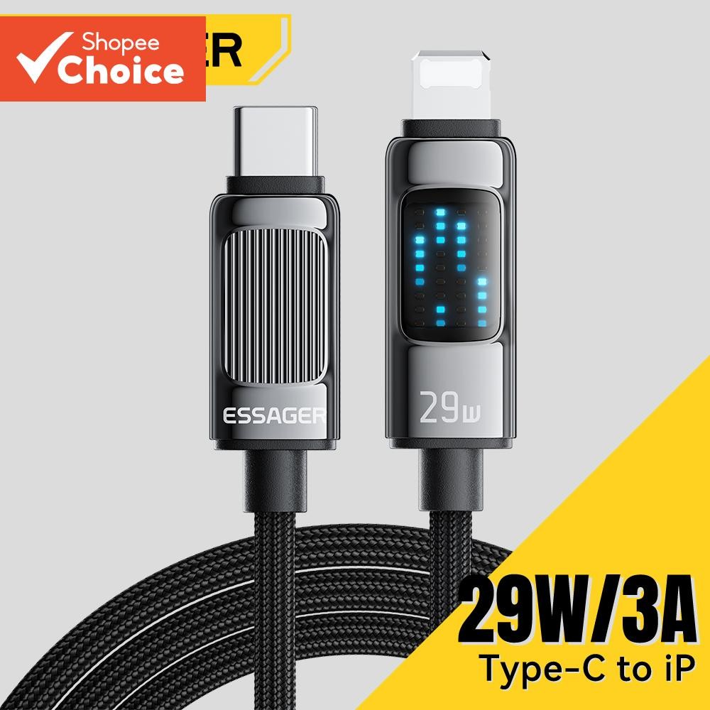 Essager 29W PD USB C Cable Cable for 14 13 12 Pro Max Fast Charging USB ...