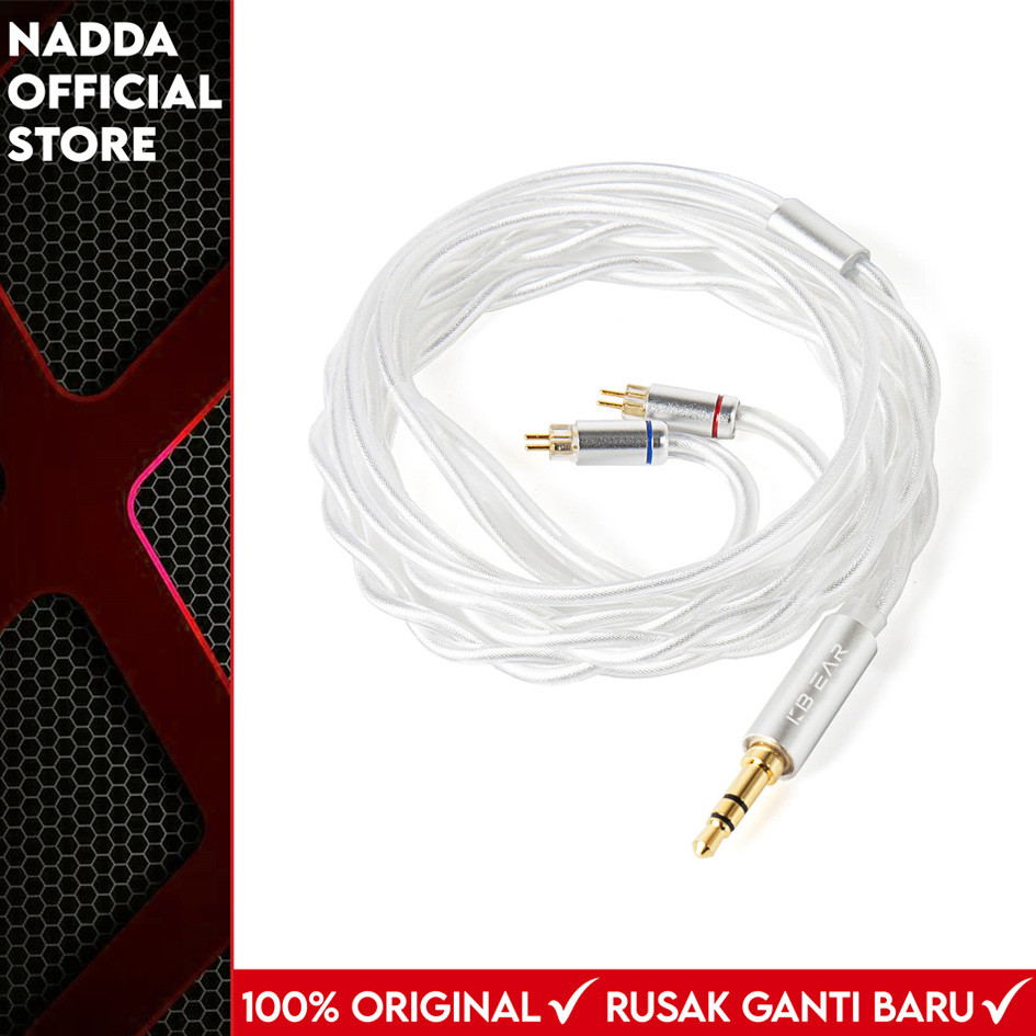 KBEAR Glint 5N OFC Silver Plated IEM Earphone Upgrade Cable | Shopee Malaysia