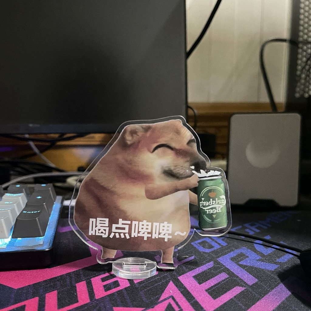 Same Style Merchandise Pendant Come Funny Root Acrylic Shiba Inu cheems ...