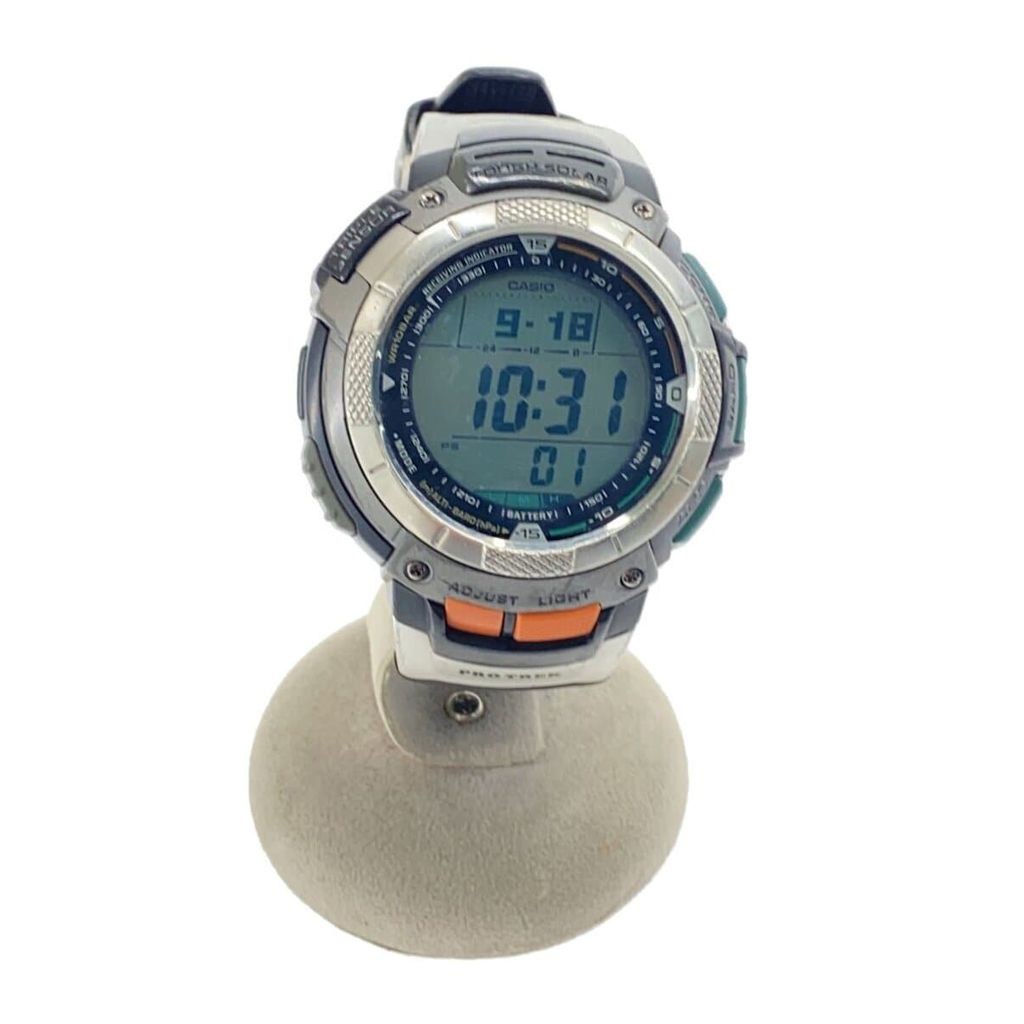 CASIO Mens Watch Solar PROTREK Digital Rubber GRY BLK | Shopee Malaysia