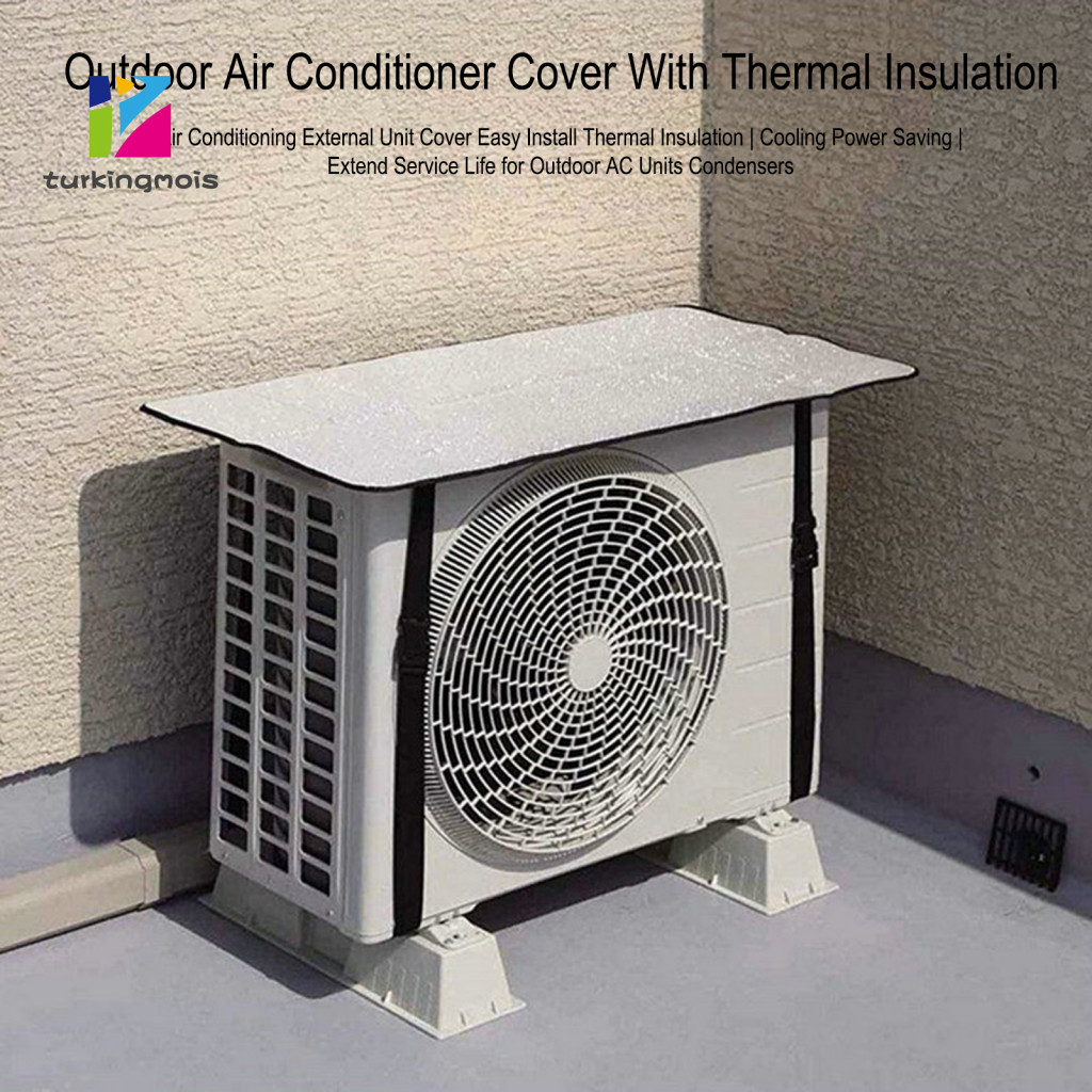 ZTUR_ Air Conditioner Outside Unit Cover Thermal Insulation Air ...