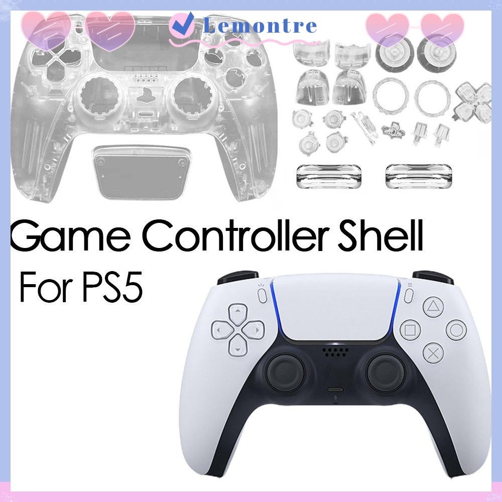 LEMONTRE Housing Shell Gamepad Full Set Transparent Game Controller ...