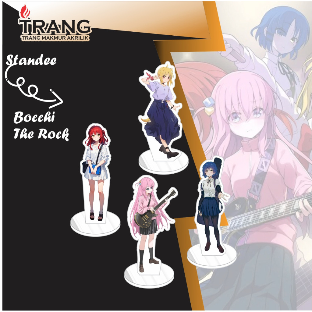 Bocchi The Rock Acrylic Standee figure / Standing Acrylic Bocchi The ...