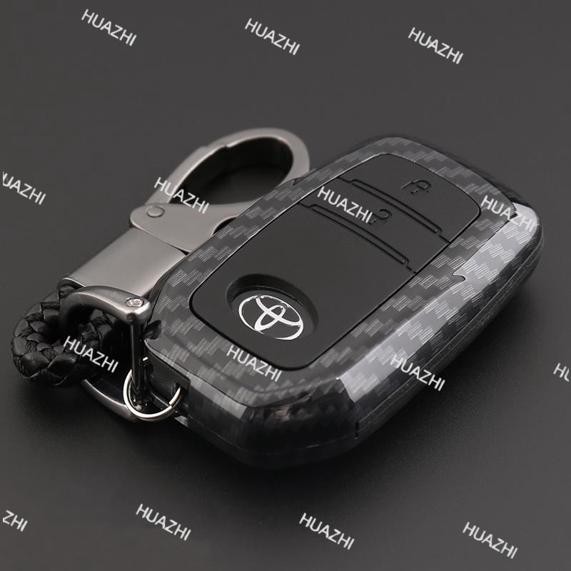Toyota Hilux Rogue & Revo / Innova / Fortuner / Harrier Keyless Remote Carbon Fibre Hard Case ...