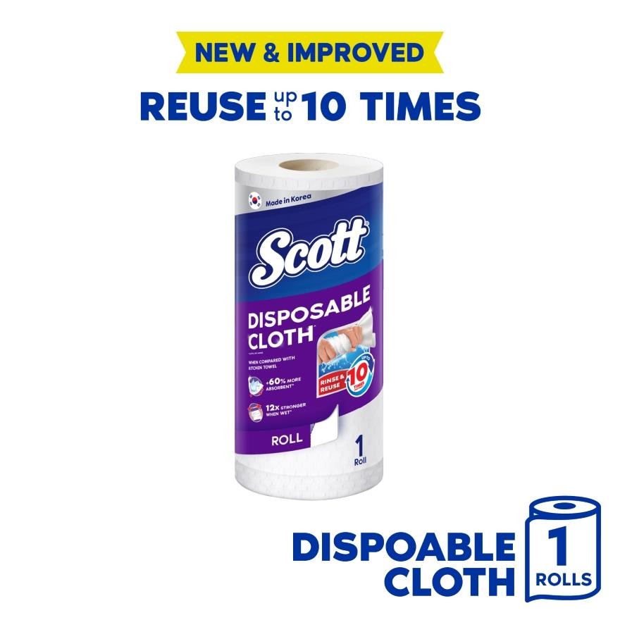 Scotts Disposable Like Wipes Towel (63s) Kitchen Towel Cleaning Cloth ...
