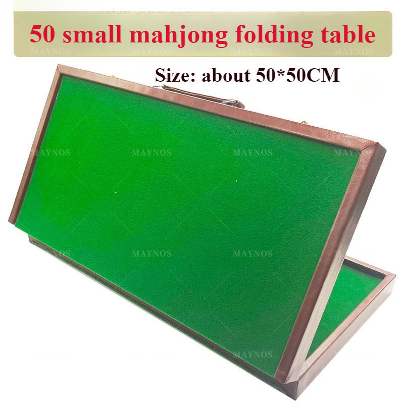 50×50CM/ 60*60cm mini foldable mahjong table portable travel mahjong ...