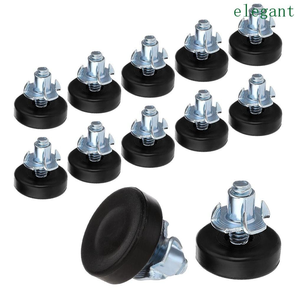 ELEGANT 12/24Pcs Furniture Leveling Feet, 1/4" Durable Screw in ...