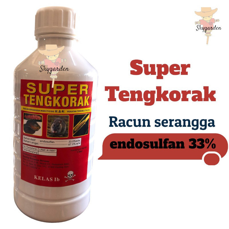 Super TK 1Liter /thiodan/Racun serangga/Red Label | Shopee Malaysia