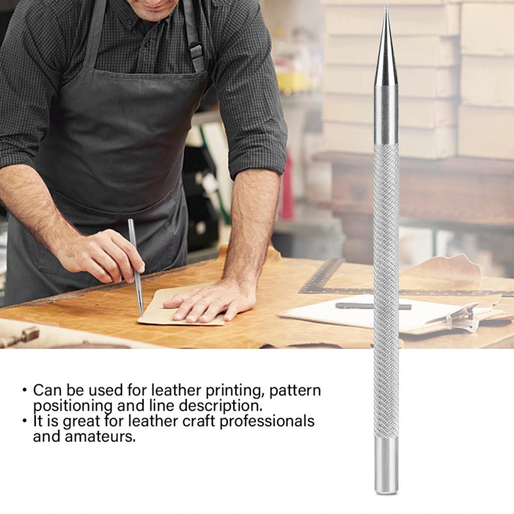 Forest Stainless Steel Leather Positioning Line Pen DIY Handmade ...