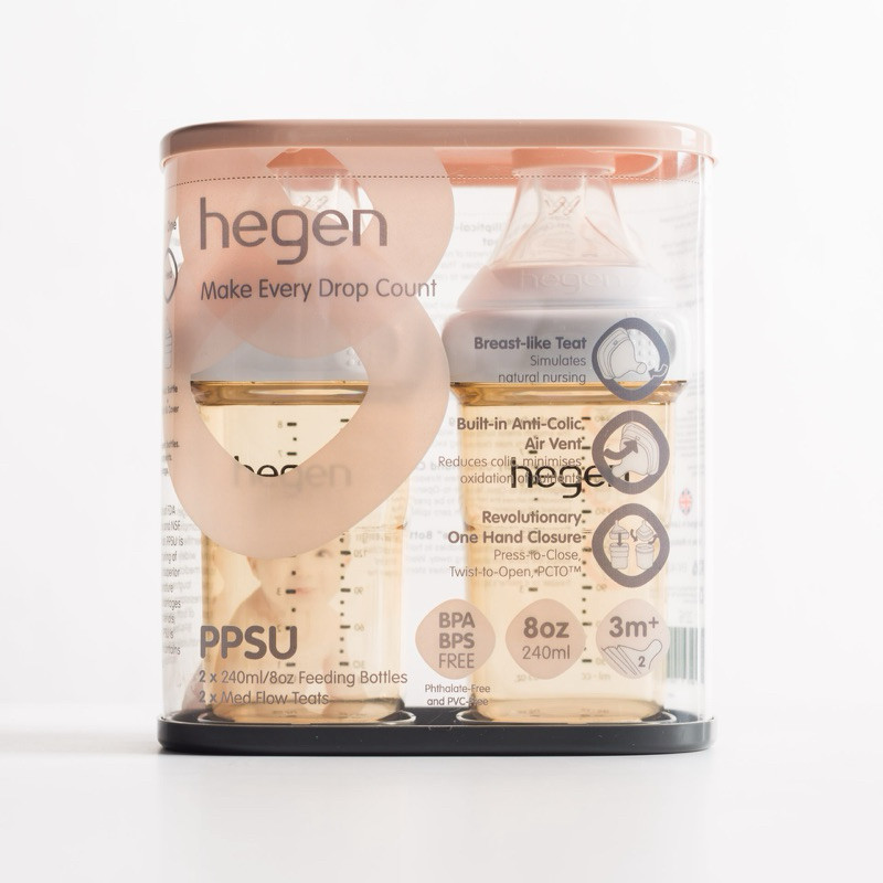 HEGEN PCTO™ 240ml/8oz Feeding Bottle PPSU (2-pack) | Shopee Malaysia