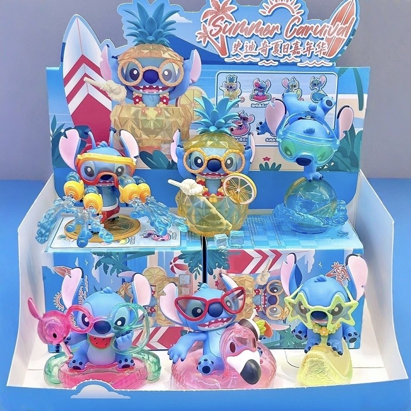 Stitch Blind Box Summer Carnival Series Stitch Fashion Play Handmade ...