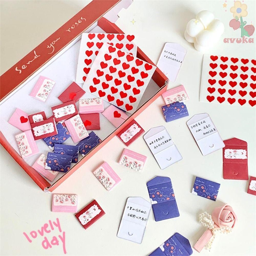 AVUKA Mini Love Letter Cards Set, 99 Promises/Blessings/To Do Lists DIY ...