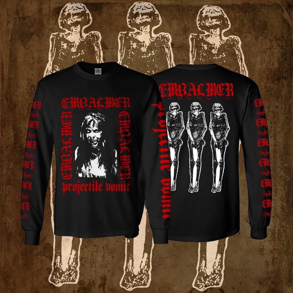 Original Longsleeve Embalmer - Projectile Vomit | Shopee Malaysia