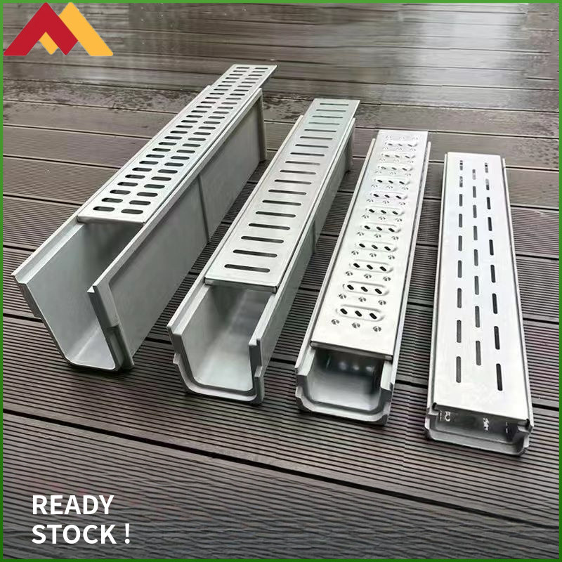 Finished Product Drainage Groove U-Shaped Groove Stainless Steel Resin ...