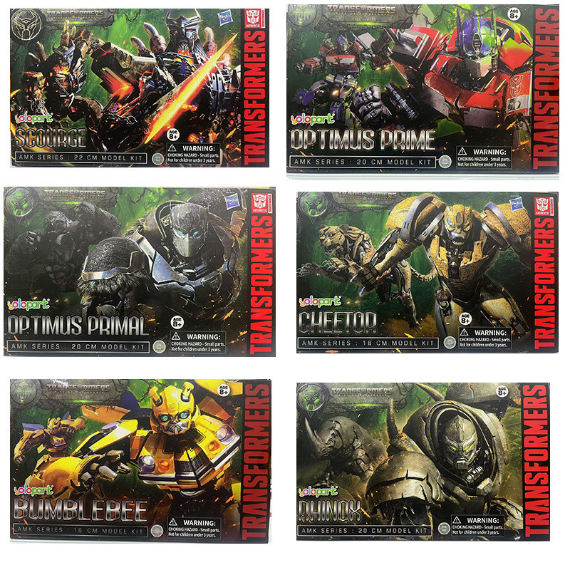 Hasbro YOLOPARK Transformers Optimus Prime Captain Ape Bumblebee ...
