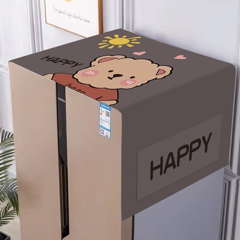 New Style Refrigerator Cover Cloth Washing Machine Universal Cover Cloth Microwave Oven Anti ...