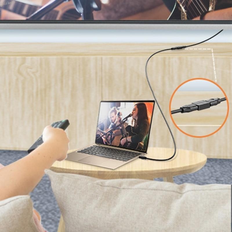 GB 2PCS Adapter Male to Female Connector Supports 4K Definition for ...